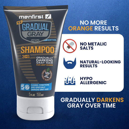 Buy Gradual Gray 3-in-1 Shampoo for Light Hair | Menfirst