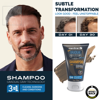 Gradual Gray Hair Darkening Shampoo for gray Hair | Menfirst