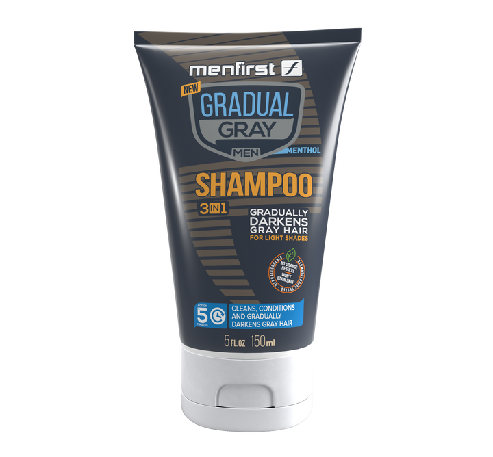 Gray Reducing and White hair Darkening Shampoo for Men | Menfirst