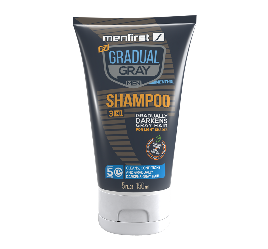 Gray Reducing and White hair Darkening Shampoo for Men | Menfirst