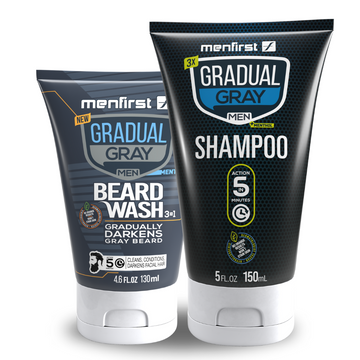 Gray Reducing and White hair Darkening Shampoo for Men | Menfirst