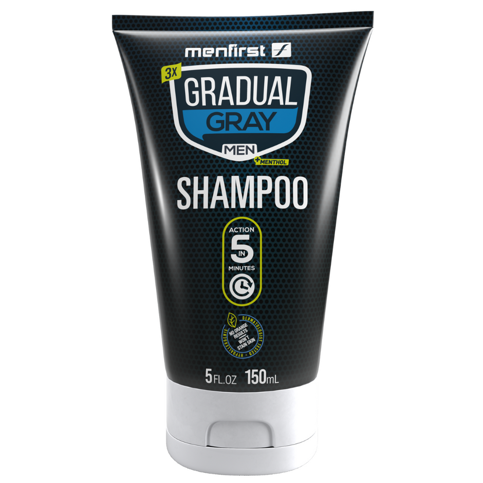 Gray Reducing and White hair Darkening Shampoo for Men | Menfirst