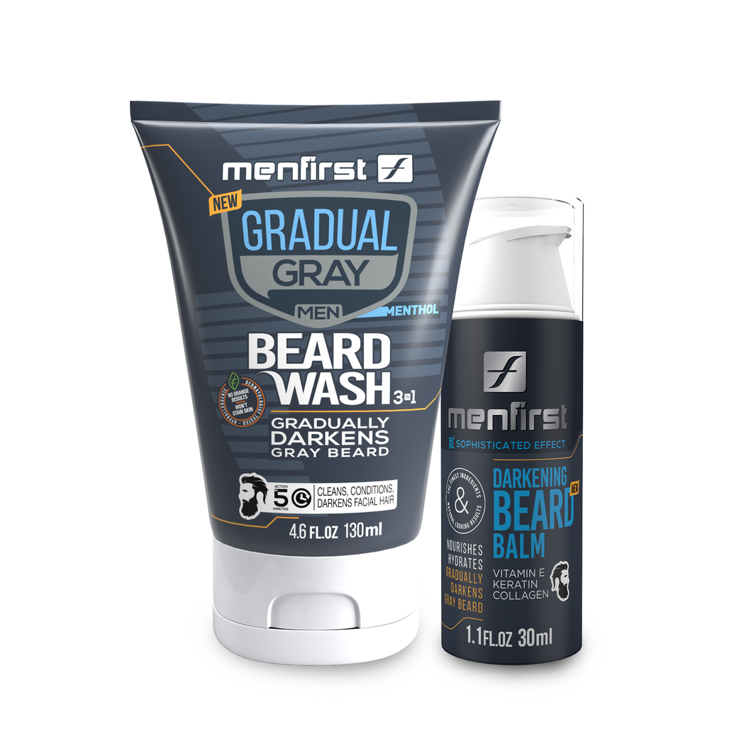 Gray Reducing and White hair Darkening Shampoo for Men | Menfirst